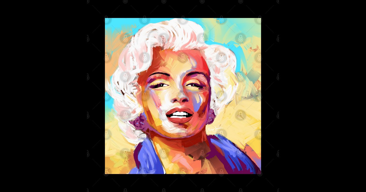 marilyn monroe - Marilyn Monroe - Sticker | TeePublic