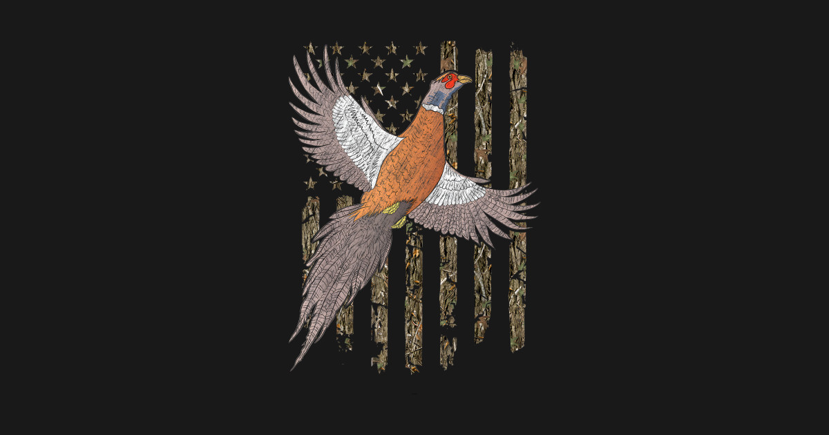 Pheasant Shooting US Flag, Hunters Gift, Pheasant Hunter, Target ...