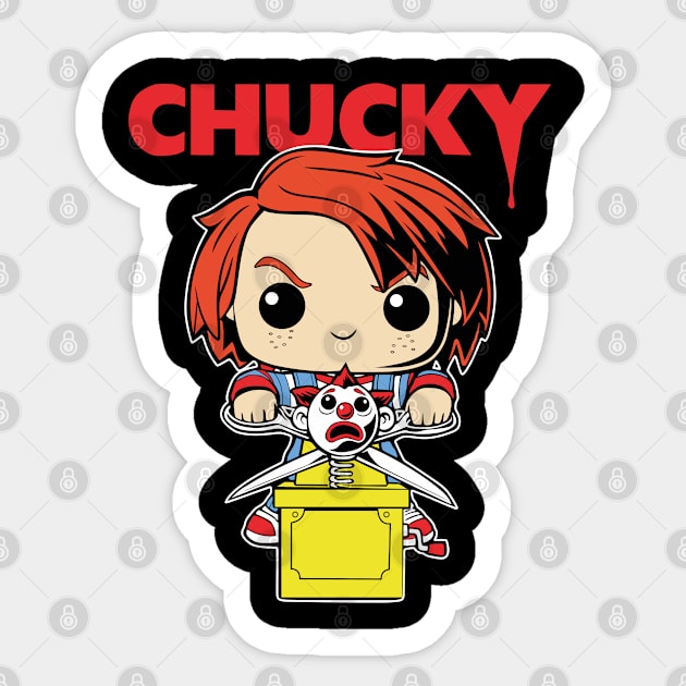 Chucky - Halloween - Sticker | TeePublic
