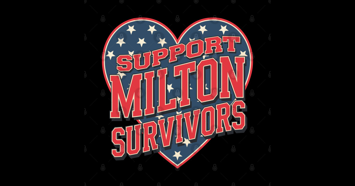 Support Milton Survivors - Hurricane Milton - Sticker | TeePublic