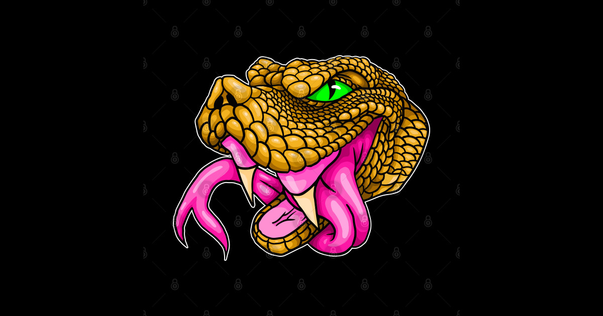 Snake's Head - Snake Gift Ideas - Sticker | TeePublic