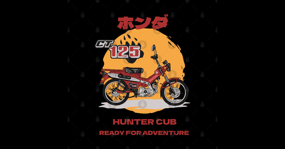 CT125 Dark edition - Motorcycle - Sticker | TeePublic
