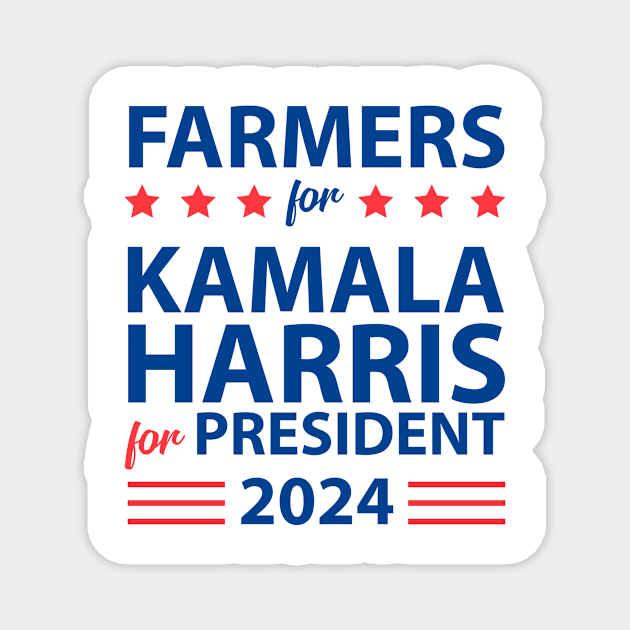 Farmers for KAMALA HARRIS for PRESIDENT 2024 - Farmers Gifts - Magnet ...