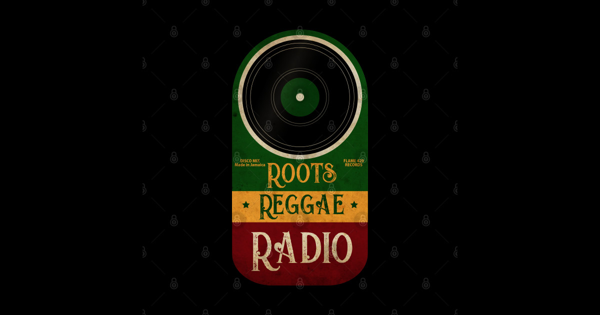 Roots Reggae Radio - Roots Reggae - Sticker | TeePublic