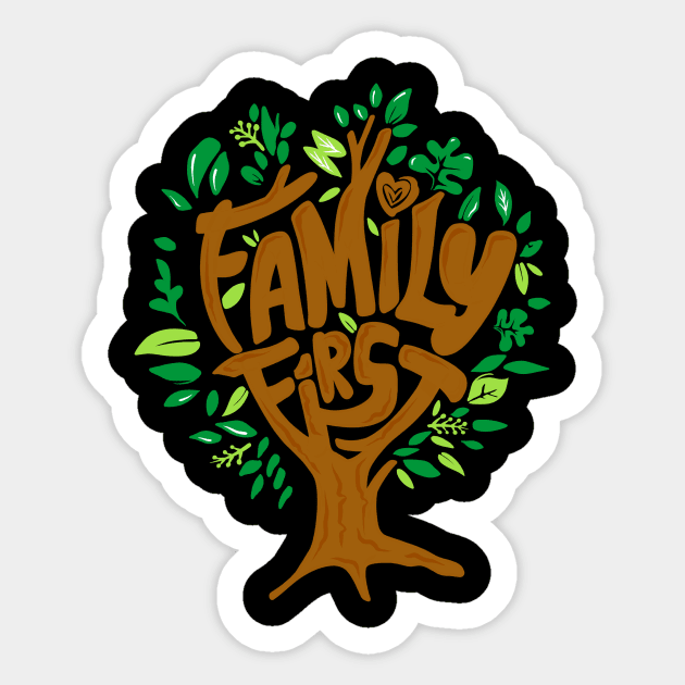 FAMILY TREE - Family Tree - Sticker | TeePublic