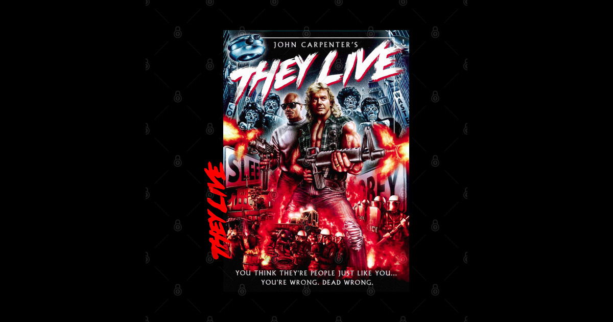 They Live - They Live - Sticker | TeePublic