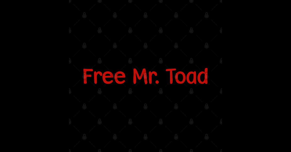 Free Mr. Toad - Mr Toads Wild Ride - Sticker | TeePublic
