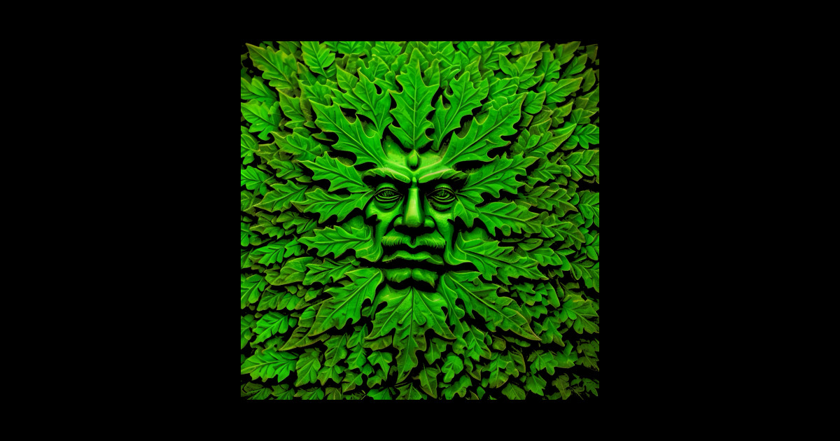 The green man - Pagan - Sticker | TeePublic