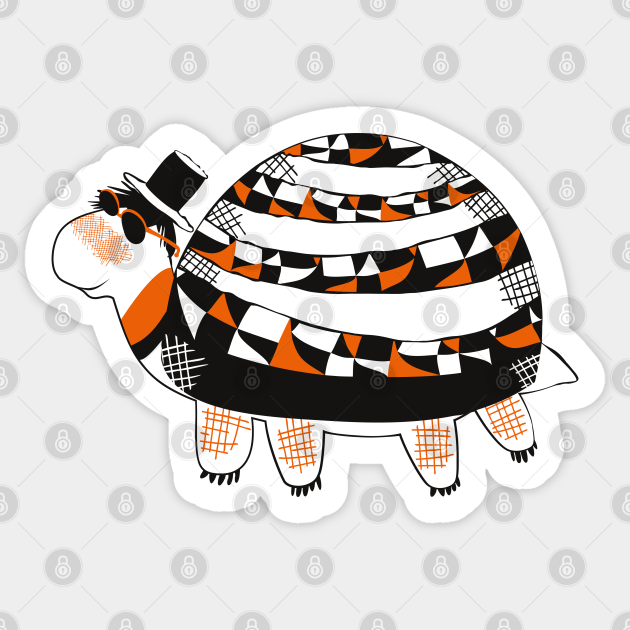 Funny Turtle - Animals - Sticker | TeePublic