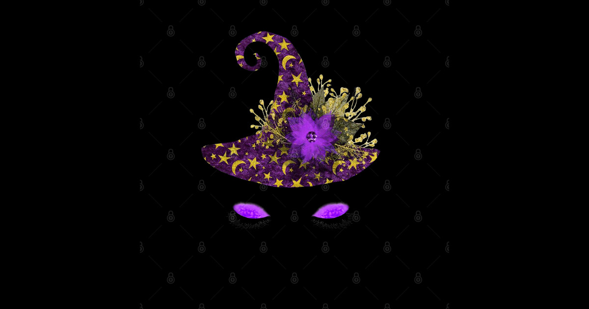 Cute Lala Witch Hat Bat Happy Halloween Costume - Grandmother - Posters ...