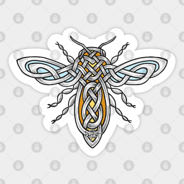 Celtic Honey Bee - Honeybee - Sticker | TeePublic