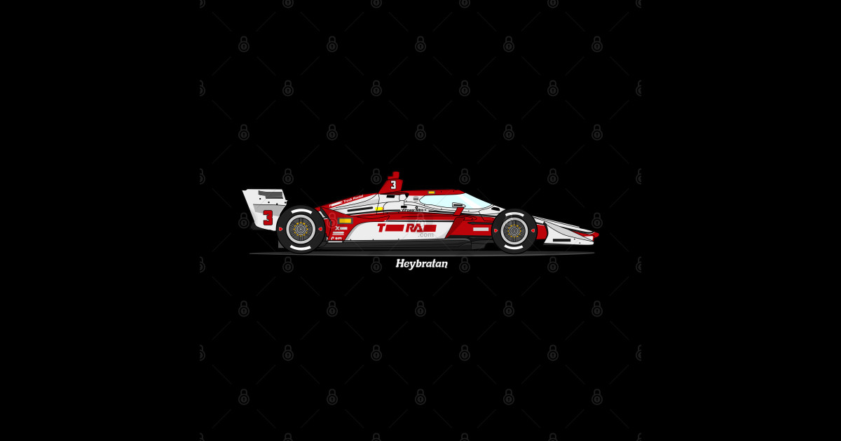 2025 Scott Mclaughlin #3 IndyCar Detroit Grand Prix - Indycar - Sticker ...