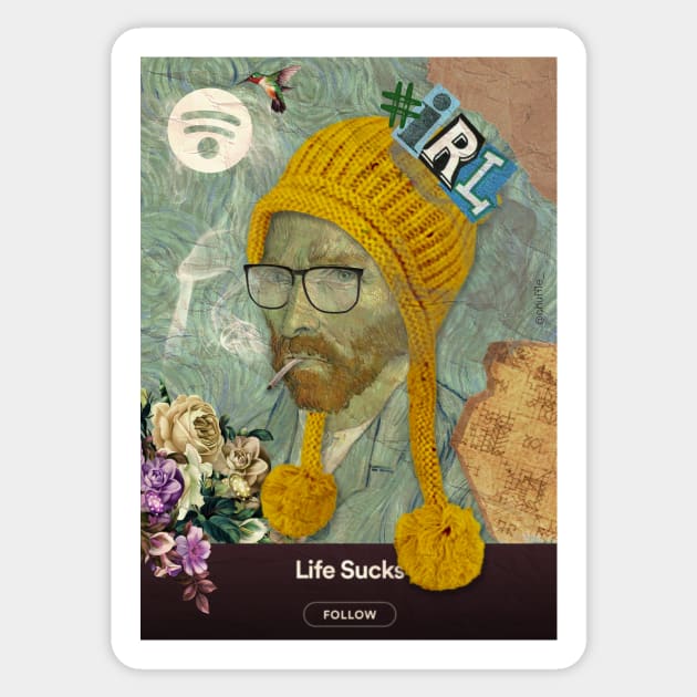 #irl - Chuffle - Sticker | TeePublic