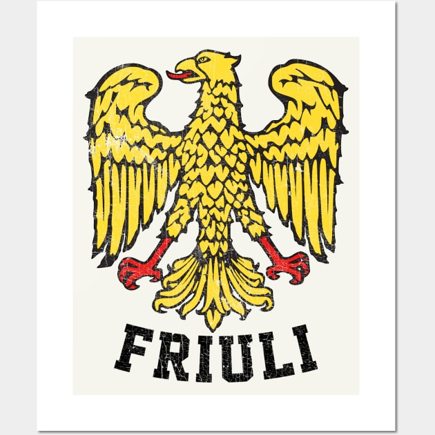 Friuli Venezia Giulia / Coat of Arms / Vintage Style - Friuli - Posters ...
