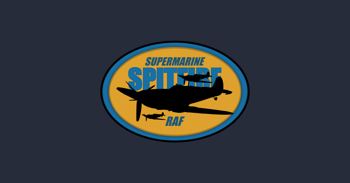 Supermarine Spitfire (small logo) - Spitfire - T-Shirt | TeePublic