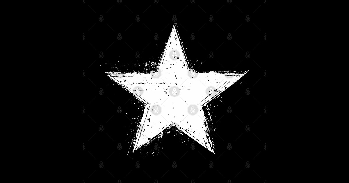 White Star - Star - Sticker | TeePublic