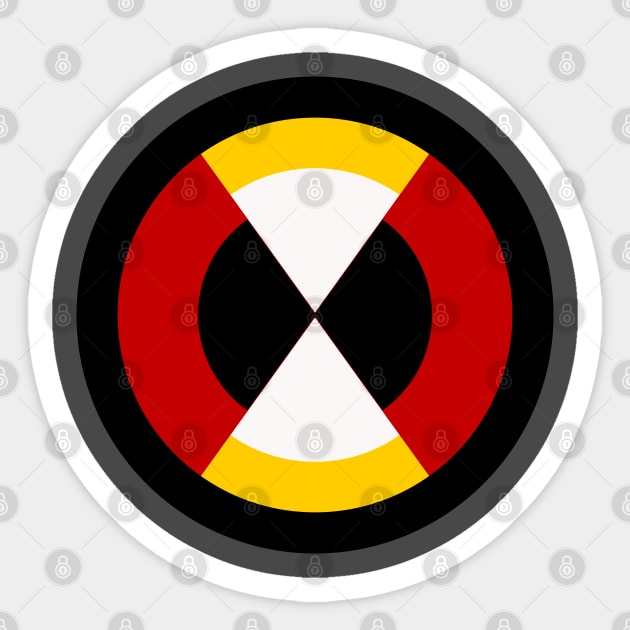 Circle Man Symbol - Circle Pattern - Sticker | TeePublic