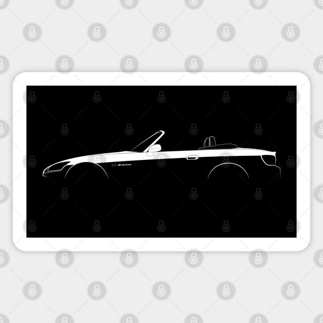Honda S2000 Silhouette - Honda S2000 - Sticker | TeePublic