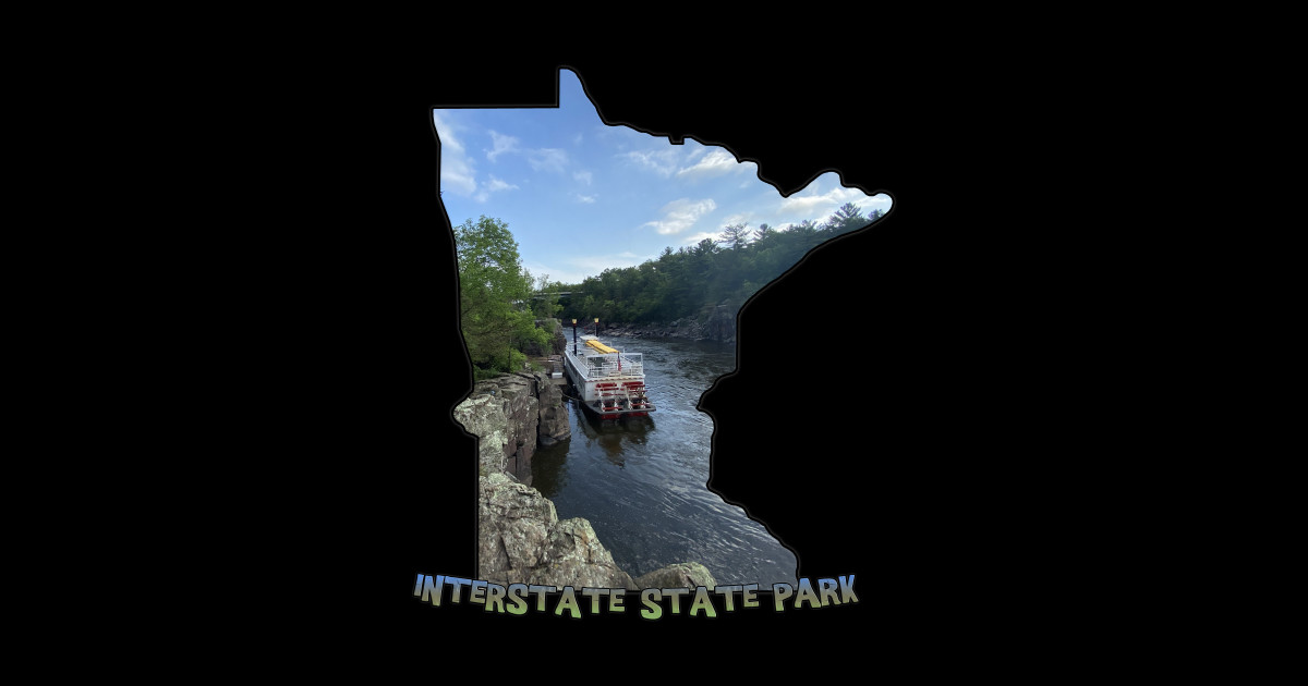 Minnesota State Outline (Interstate State Park) - Interstate State Park ...