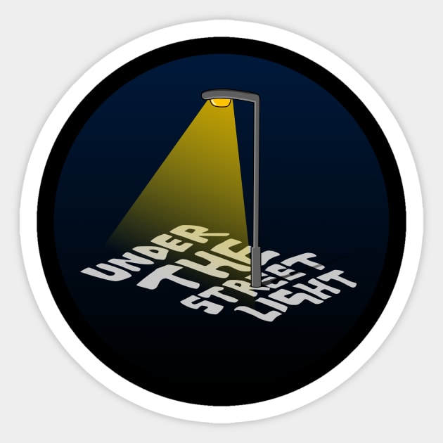 Street Light Illustration "Under The Street Light" - Street Light ...