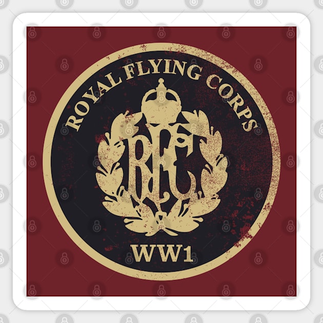 Royal Flying Corps - British Military Aviation Ww1 - Sticker | TeePublic