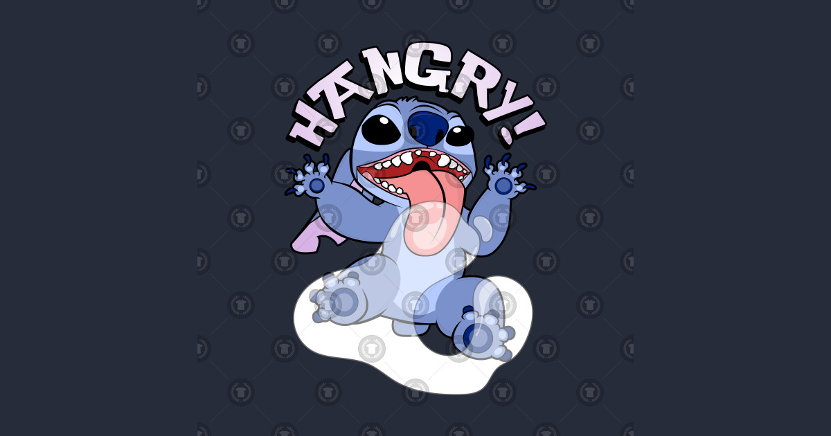Hangry Stitch - Lilo And Stitch - T-Shirt | TeePublic
