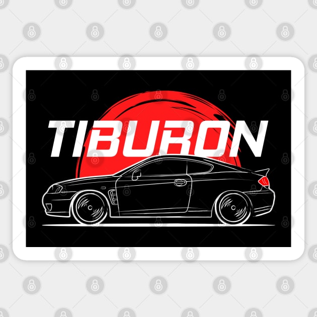 The Racing Tiburon Coupe KDM - Tiburon Coupe - Sticker | TeePublic