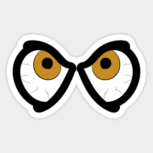 Angry Eyes Beautiful Eyes Stickers for Sale | TeePublic