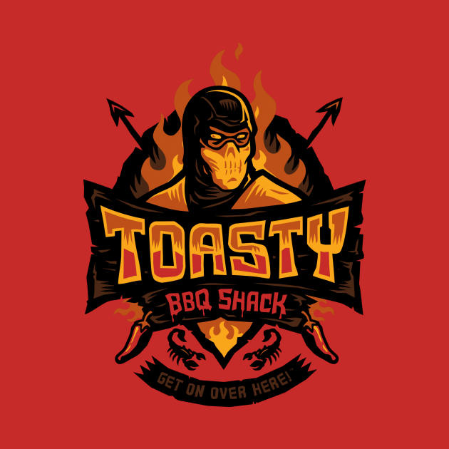 Toasty BBQ Shack - Mortal Kombat - T-Shirt | TeePublic
