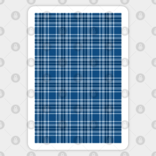 classic blue plaid - Classic Blue - Sticker | TeePublic