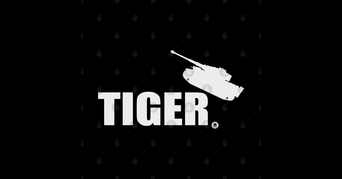 The Tiger tank kind of jumps - Ww2 Tanks - Sticker | TeePublic
