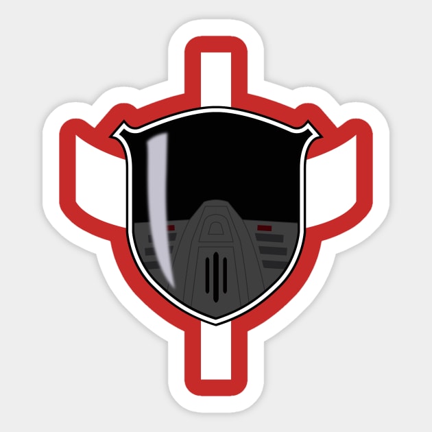 Lightspeed Rescue Red Ranger Visor - Power Rangers - Sticker | TeePublic