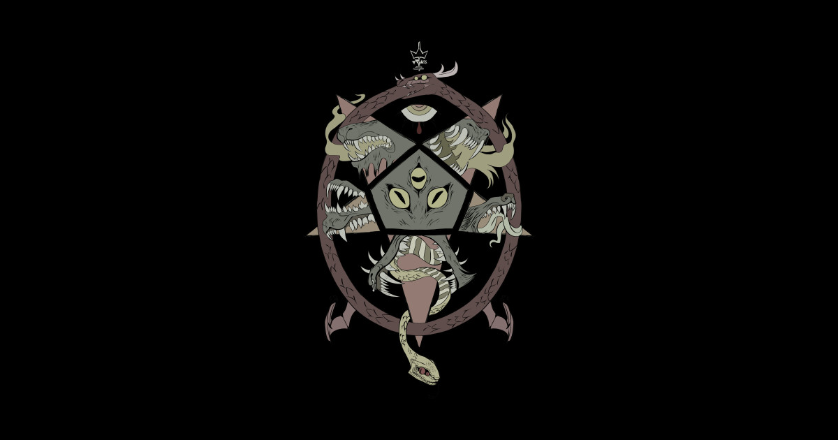 Hell and Back - Pentagram - Sticker | TeePublic