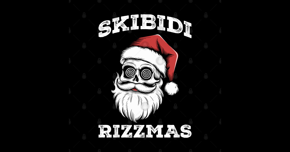 skibidi rizzmas - Skibidi Rizzmas - Sticker | TeePublic
