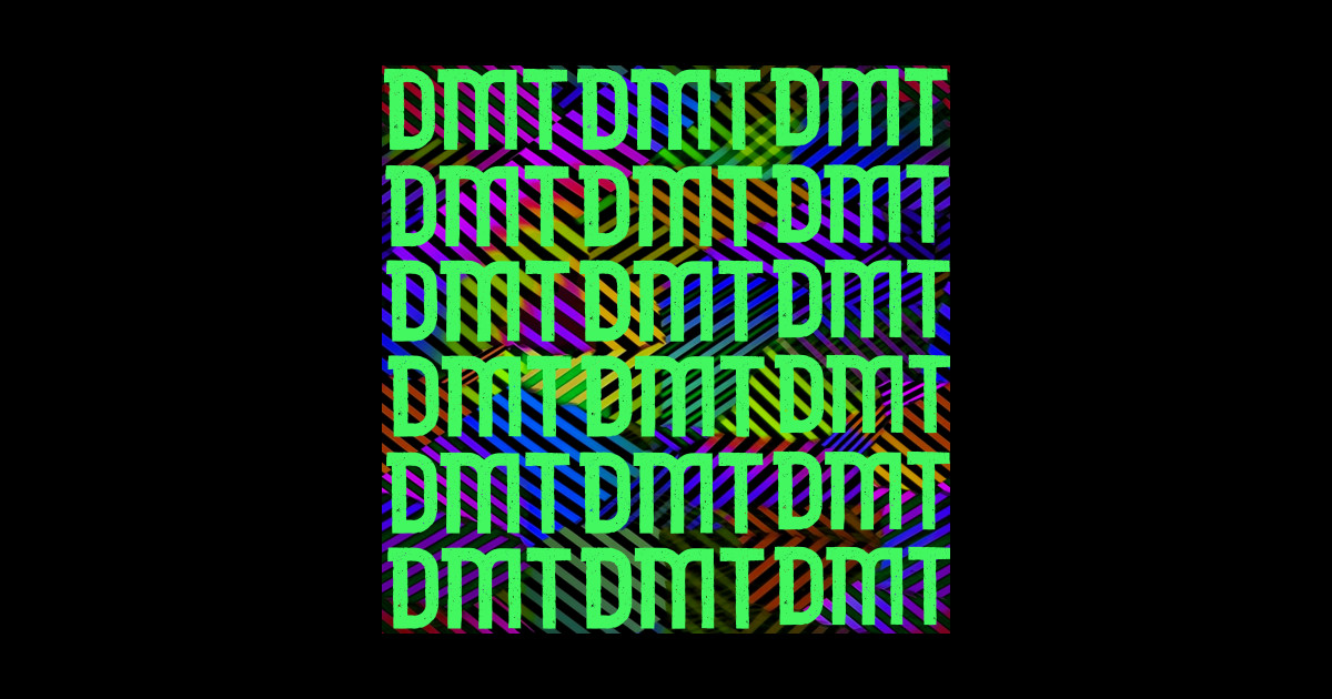 DMT Green Abstract Background - Dmt - Sticker | TeePublic