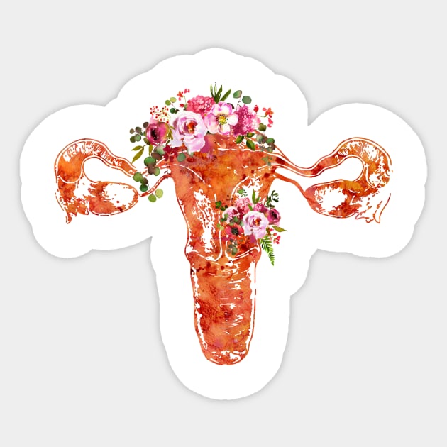 Female Reproductive System - Uterus - Sticker | TeePublic