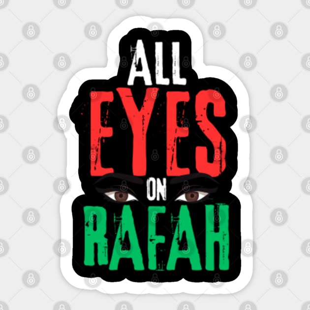 All Eyez On Rafah - Distressed Graphic Design For Woman Men - All Eyez ...