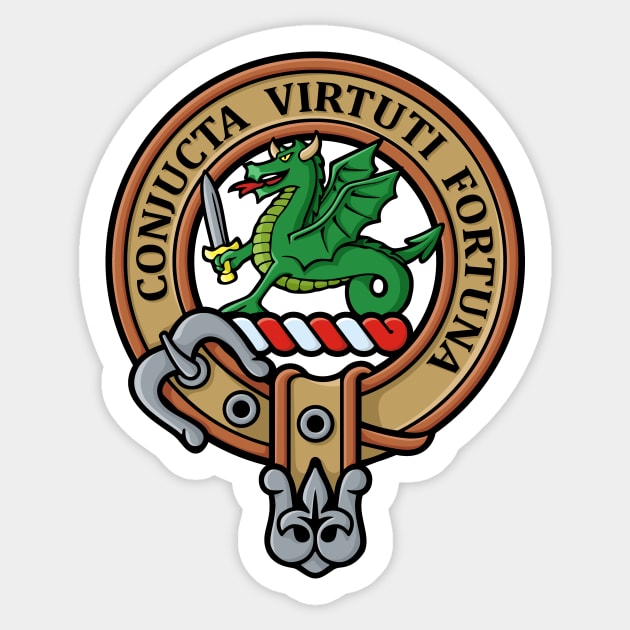 Clan MacBeth Crest - Clan Macbeth Crest - Sticker | TeePublic