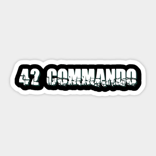 42 Commando Unit Design - Royal Marines - Sticker | TeePublic