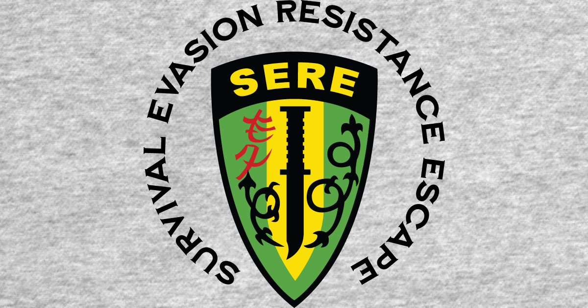 Survival Evasion Resistance Escape SERE School - Sere School - T-Shirt ...