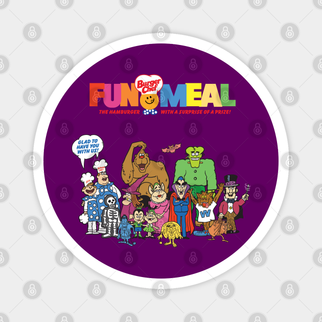 Burger Chef Fun Meal - Burger Chef - Magnet | TeePublic