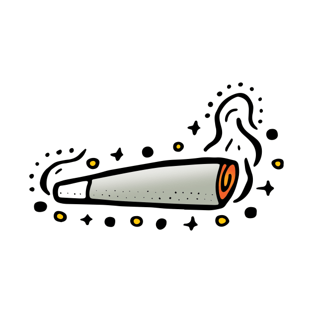 Doodle Weed Joint Drawing Joint T Shirt Teepublic
