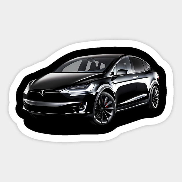 Tesla Model X - Tesla - Sticker | TeePublic