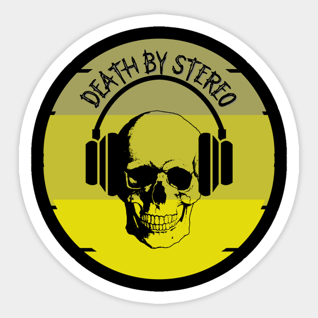 death by stereo - Death By Stereo - Sticker | TeePublic
