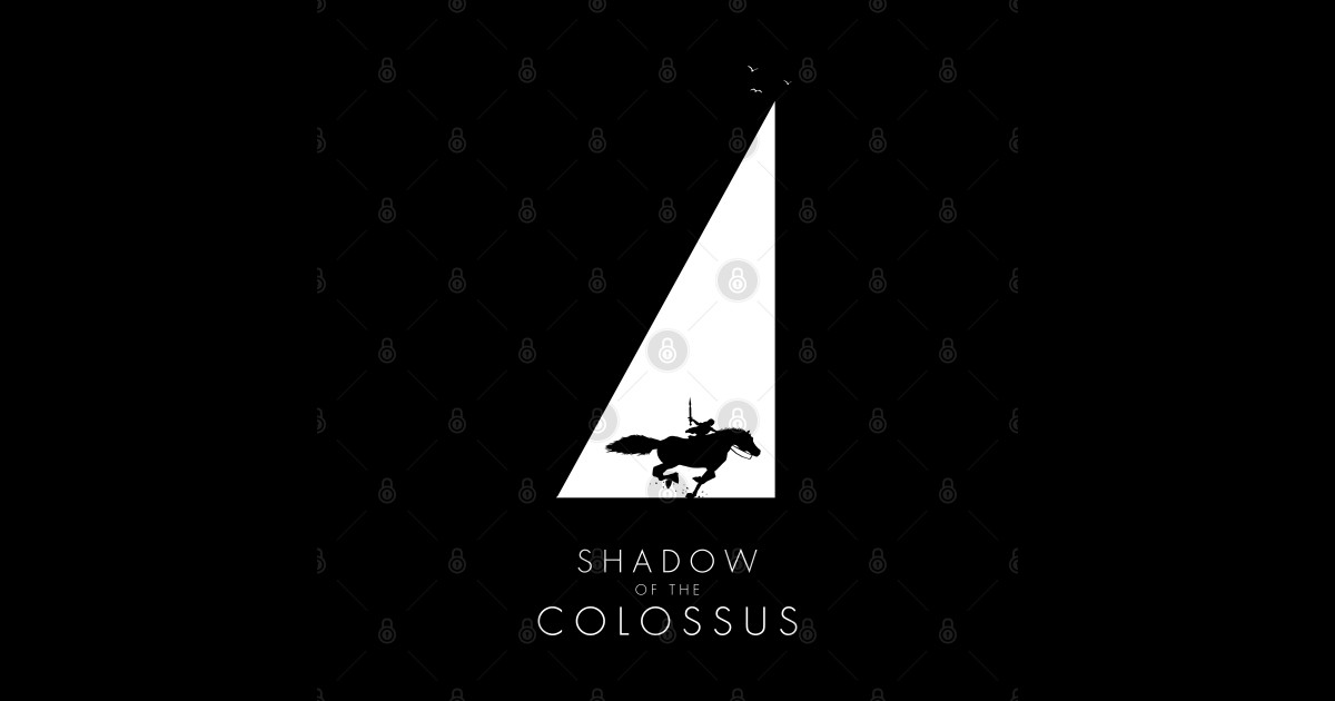 Shadow of the Colossus - Sanctuary silhouette white - Shadow Of The ...