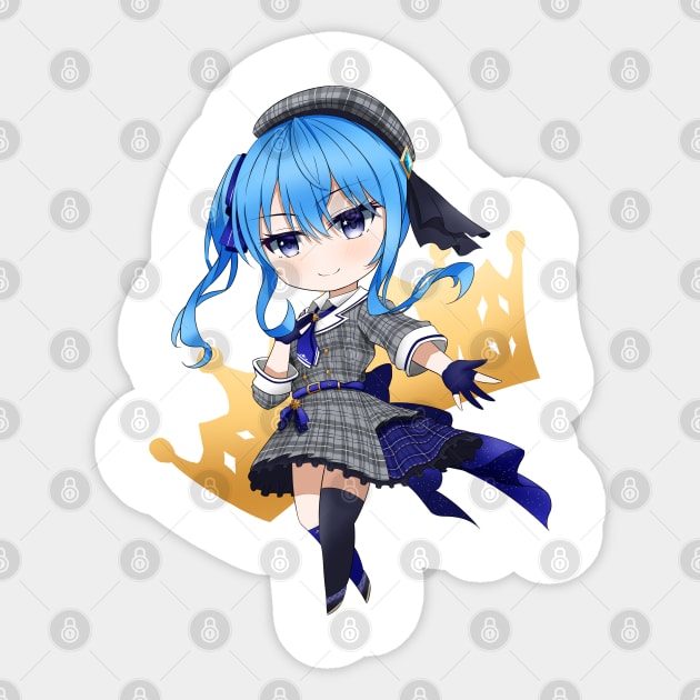 Hoshimachi Suisei Hololive - Hoshimachi Suisei - Sticker | TeePublic