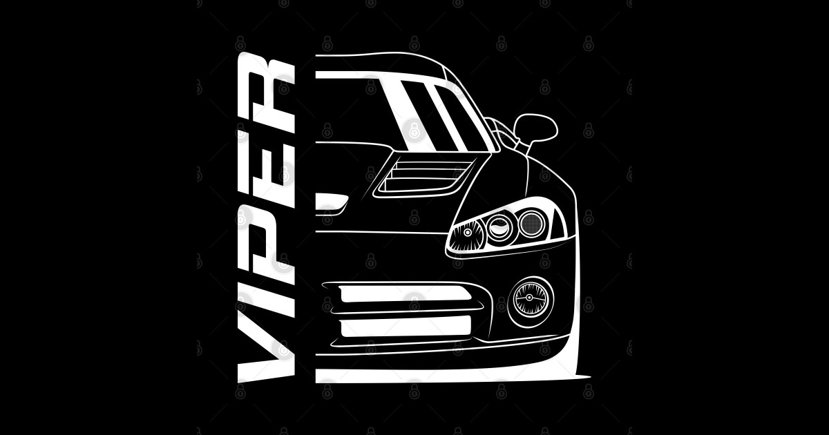 Front Muscle Viper V10 - Viper - Sticker | TeePublic