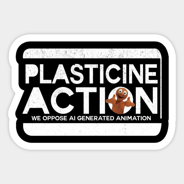Plasticine Action Vintage - Plasticine - Sticker | TeePublic