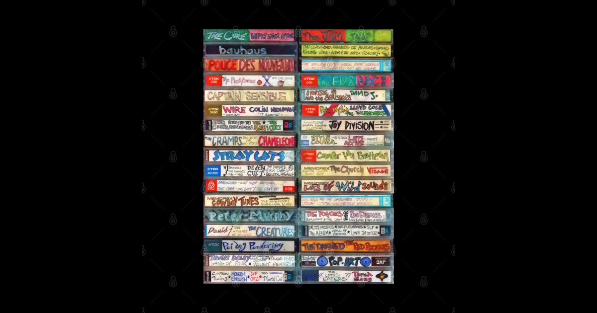 80s Mix Tapes - Mix Tapes - Sticker | TeePublic