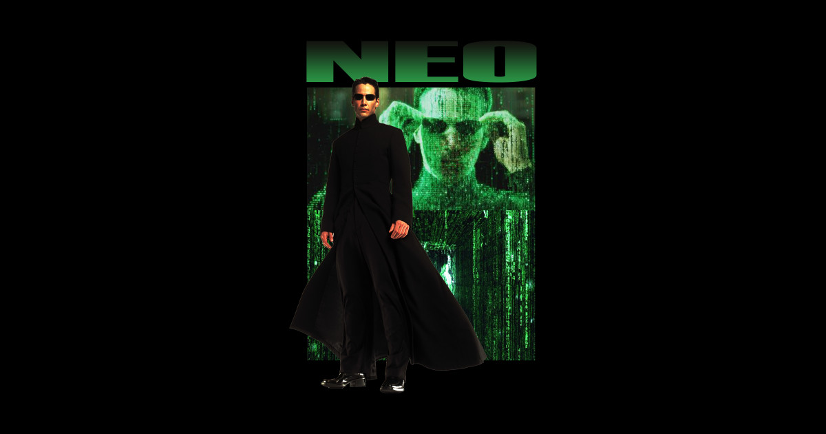 Neo The Matrix Retro Movie - Retro Movies - Posters and Art Prints ...